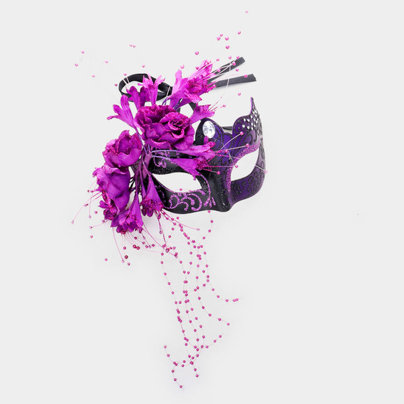 Other | Elegant Venetian Flower Masquerade Mask | Poshmark